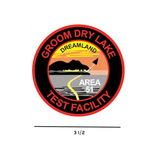Area 51 Decal - Groom Dry Lake Test Facility – Sierra Hotel Aeronautics