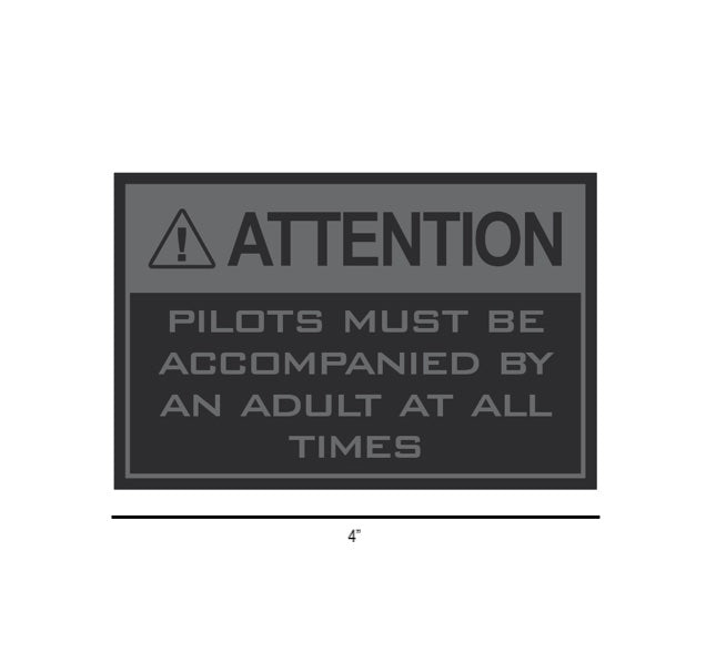Aviation Decals – Tagged "Cockpit Placard Decal"– Sierra Hotel Aeronautics