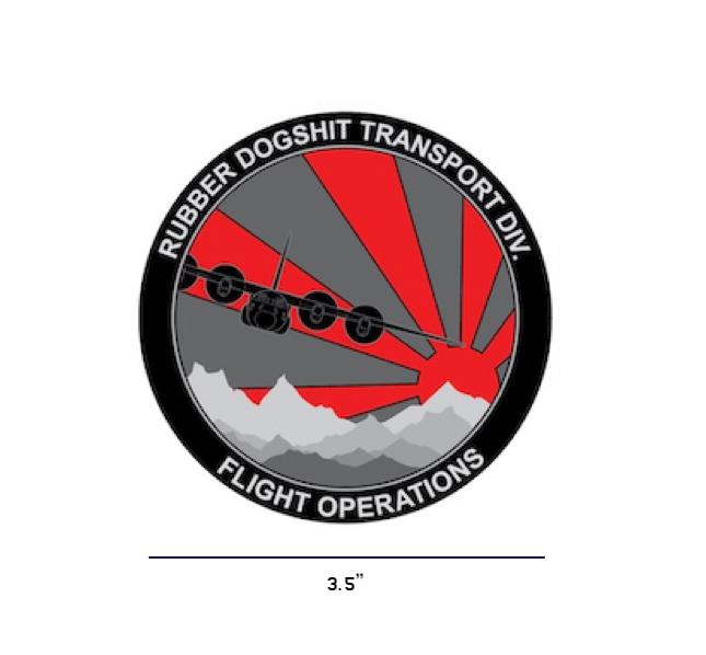 Rubber Dogsh#t Transport Div Decal – Sierra Hotel Aeronautics